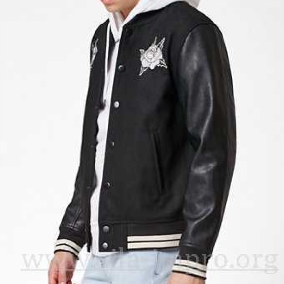 PacSun | Jackets & Coats | Pacsun Leather And Wool Bomber Jacket | Poshmark